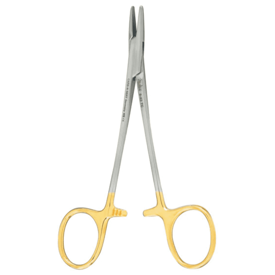 Mayo-Hegar Needle Holder | 18.4cm serrated jaws, Tungsten Carbide jaws