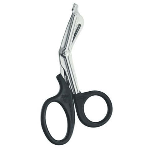 Universal Bandage Scissors | 190mm serrated blade, black handle