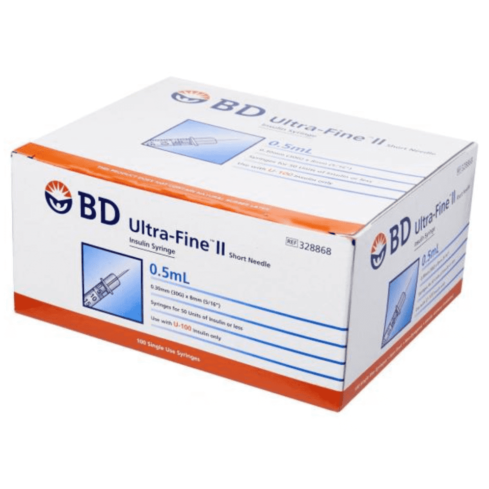 Ultrafine II Syringe - 31g 0.8mm x 0.5ml Syringes